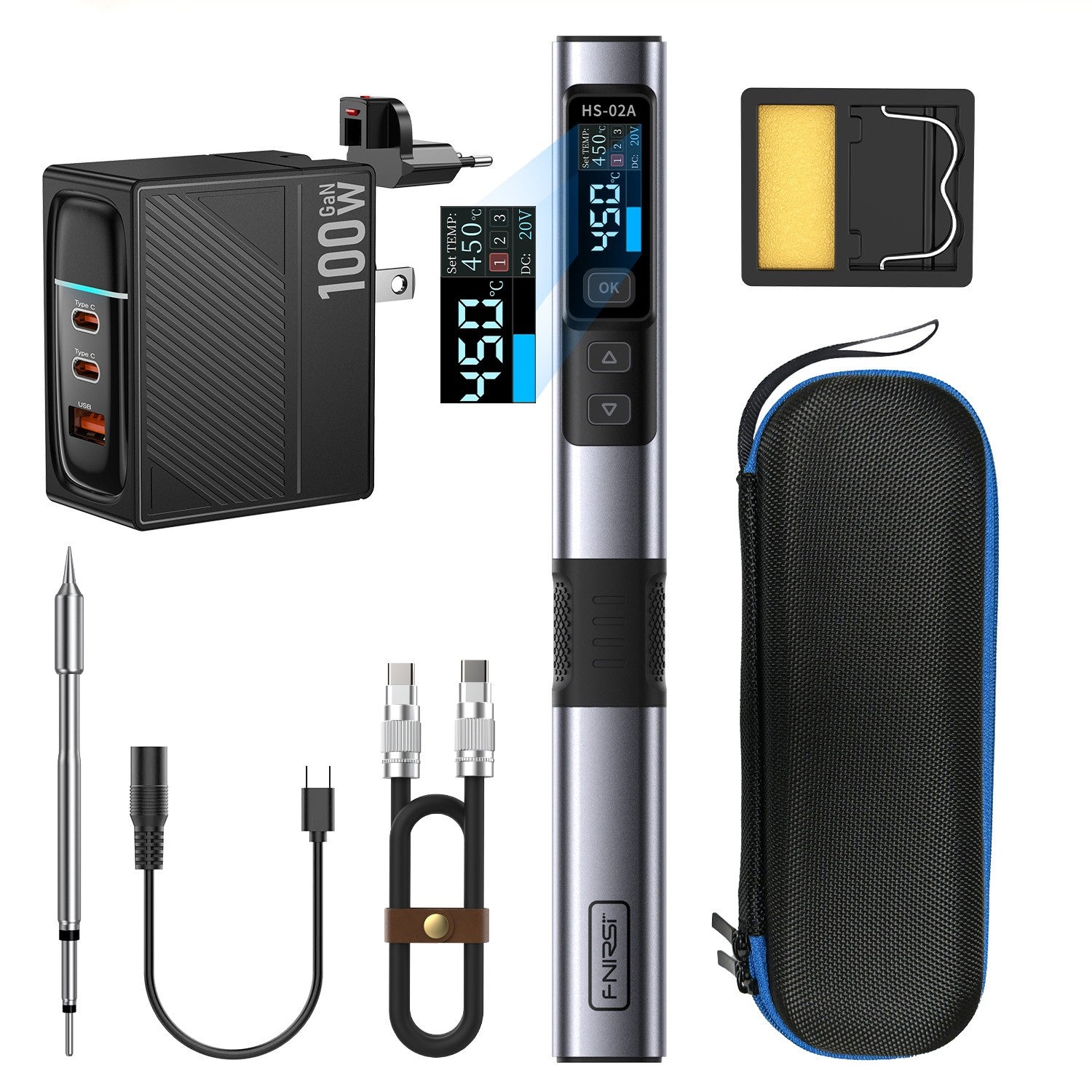 FNIRSI HS-02 Intelligent Soldering Iron