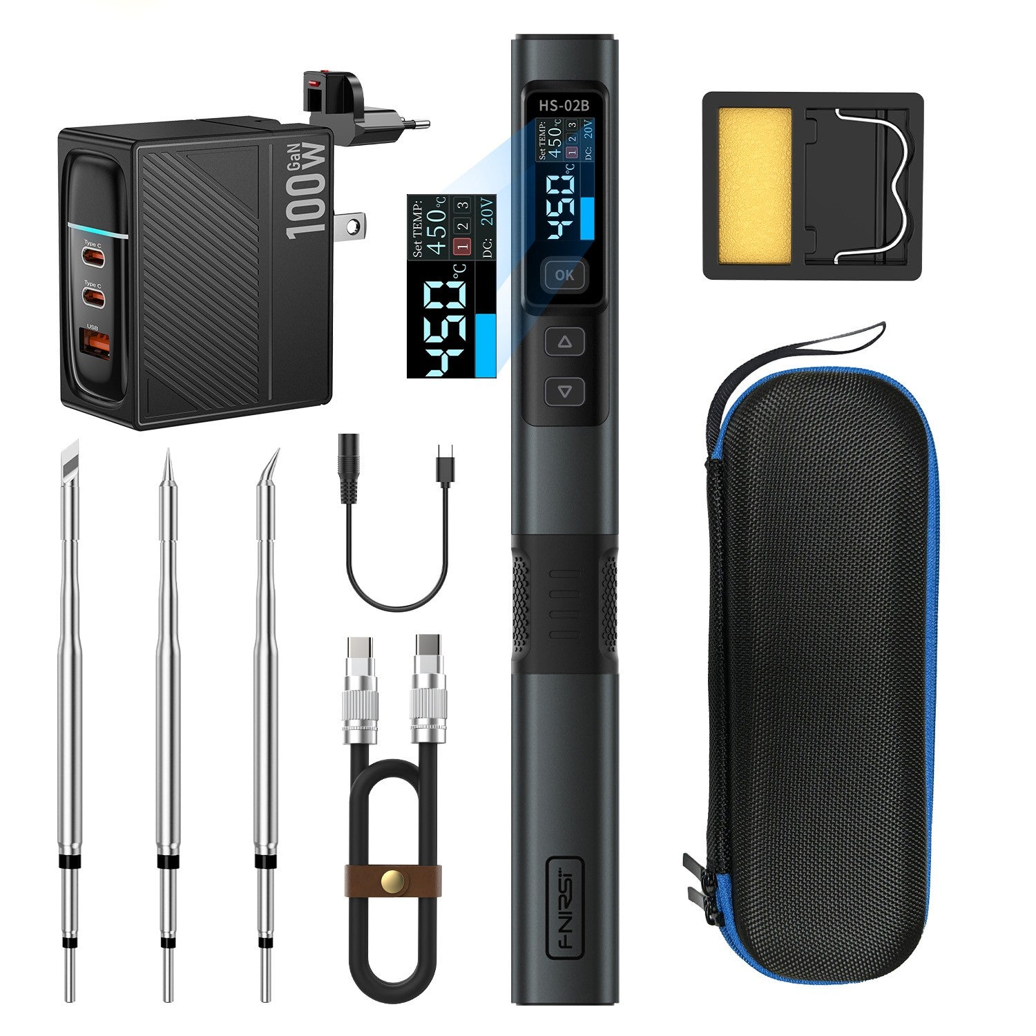 FNIRSI HS-02 Intelligent Soldering Iron