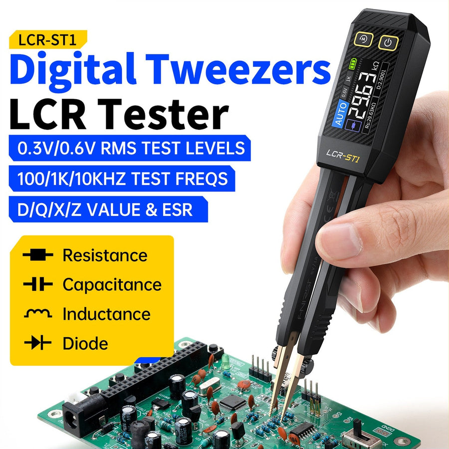 FNIRSI LC1020E Handheld Digital Bridge LCR ESR Tester. - Page 1